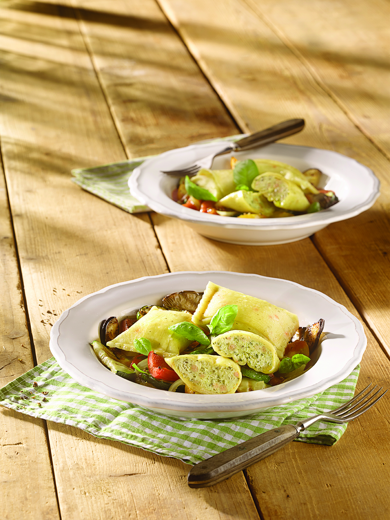 Maultaschen mit Grillgemüse | BÜRGER PROFIKÜCHE